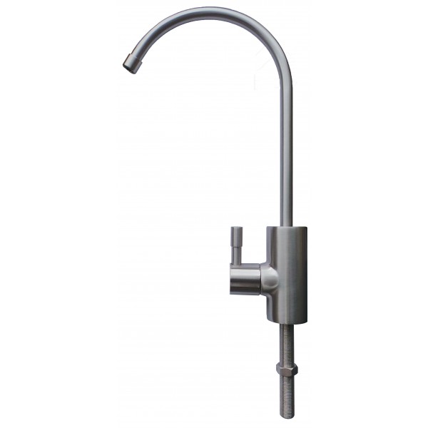 Mini Swan Neck brushed steel Drinking Water Filter Tap | For Under Sink ...